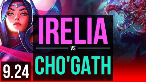 IRELIA Vs CHO GATH TOP DEFEAT 4 Early Solo Kills BR Master V9