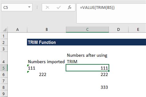 TRIM Function Formula Examples How To Use TRIM In Excel