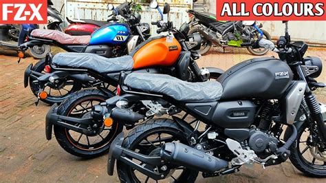 2021 Yamaha FZ X All Colour Review New Features Exhaust