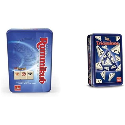Goliath Jeu Rummikub de Voyage dans Une Boîte Métallique 50105212
