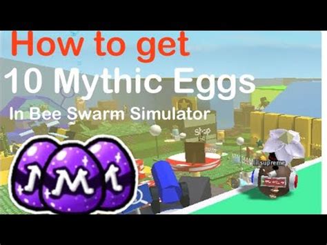 How To Get Mythic Eggs In Bee Swarm Simulator Fast YouTube