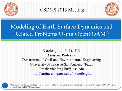 pdf modeling of earth surface dynamics and related … brief introduction of openfoam 3