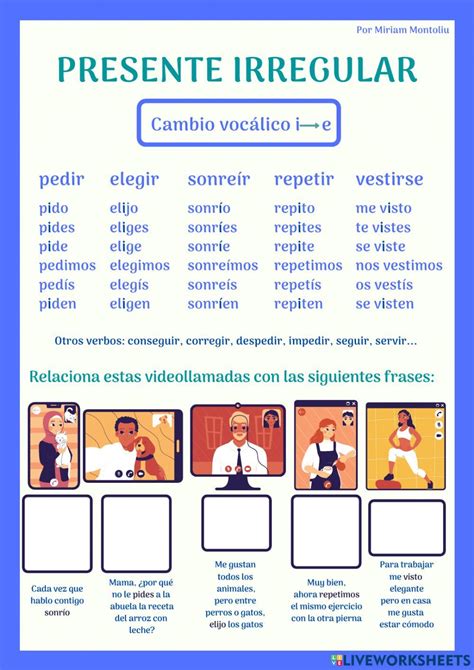 A Spanish Poster With Pictures Of People In Different Languages