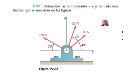 Est Tica Ejercicios Resueltos B Sicos Descomposici N De Fuerzas