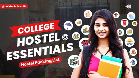 Ultimate Hostel Packing List For Indian College Girls 2024 Polytechnic Walle