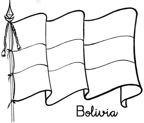 Dibujos de los símbolos patrios de Bolivia para colorear colorear tus