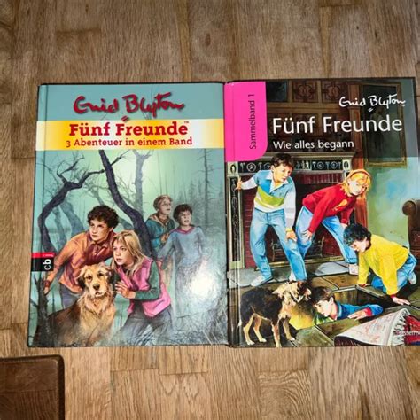 FÜNF FREUNDE VON Enid Blyton Zwei Sammelbände Hardcover Buch je drei