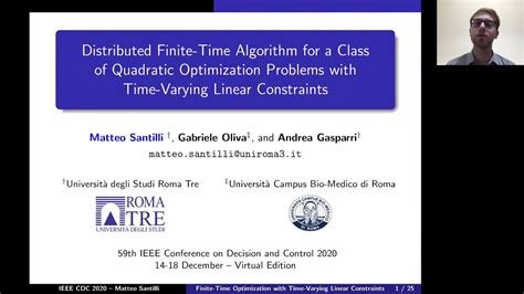 finite time distributed tracking for time varying quadratic programming youtube