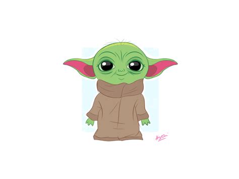 Cartoon Yoda