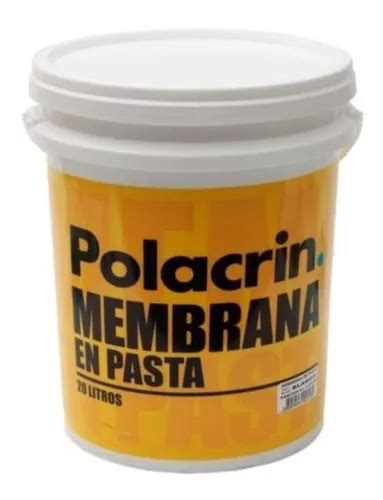 Membrana En Pasta Polacrin Lts Blanco Rodillo Agustina