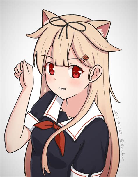 Yuudachi And Yuudachi Kai Ni Kantai Collection Drawn By Konato K