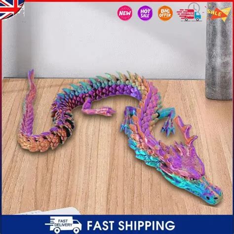 3D PRINTED ARTICULATED Dragon Toy Chinese Dragons Statue Gift For
