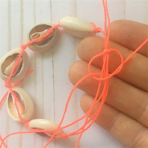 DIY Cowrie Shell Bracelet Tutorial Crafting On The Fly