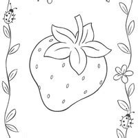 Desenhos De Morango Para Colorir Tudodesenhos