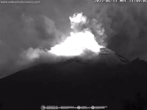 SkyAlert on Twitter A partir de las 21 30 h el Popocatépetl inició