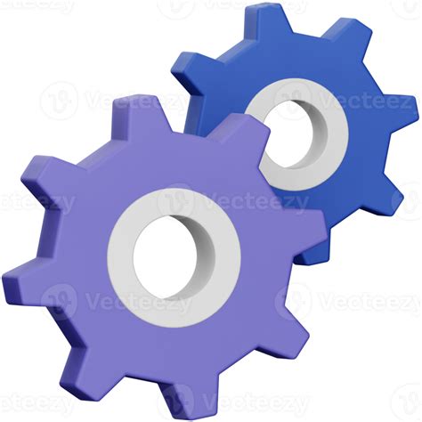 Setting 3d Rendering Isometric Icon 28272916 PNG