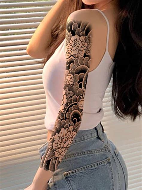 1 pieza impermeable etiqueta engomada del tatuaje temporal con tótem