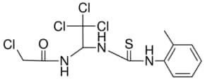 2 CHLORO N 2 2 2 TRICHLORO 1 3 O TOLYL THIOUREIDO ETHYL ACETAMIDE
