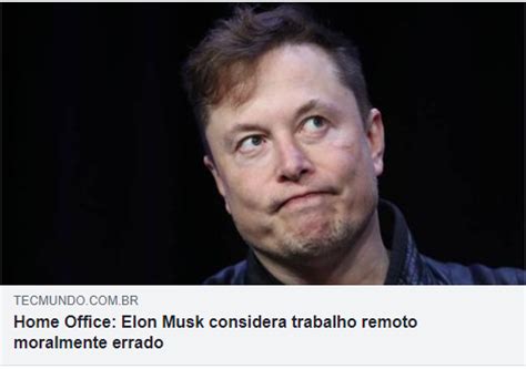 Senso Crítico on Twitter Elon Musk se mostrou mais uma vez