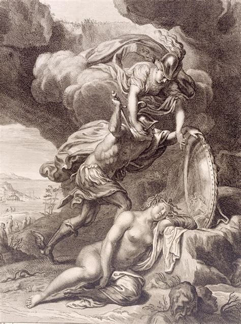 Perseus Cuts Off Medusa S Head Painting By Bernard Picart Pixels