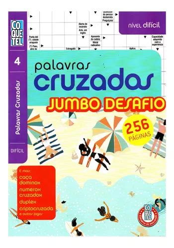 Palavras Cruzadas Jumbo Desafio Coquetel Nível Difícil Edição 4