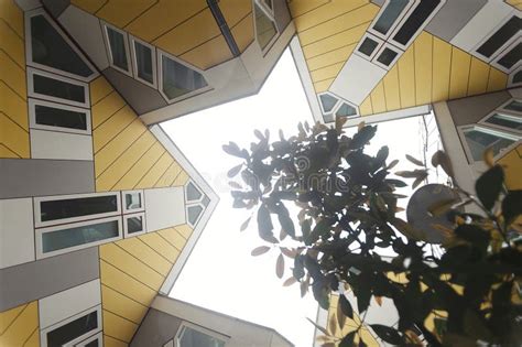 Photograph Of The Kubuswoning The Cube Houses In Rotterdam The Netherlands Editorial Image