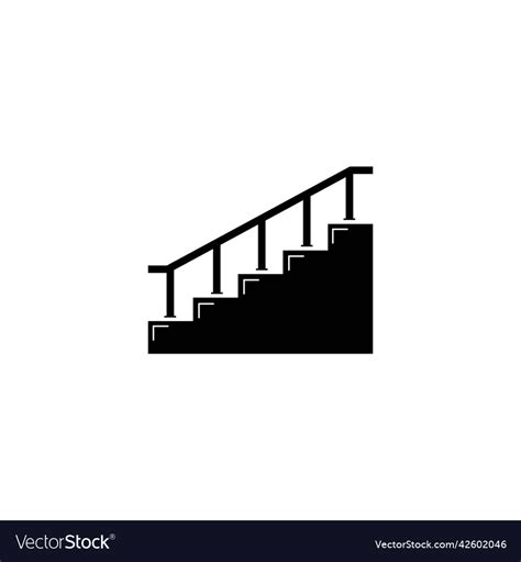 Stair Icon Royalty Free Vector Image VectorStock