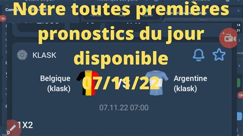 Xbet Pronostics Du Jour Disponible Youtube