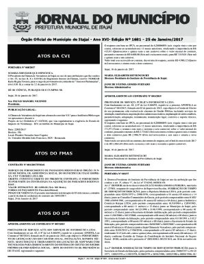 Preenchível Disponível intranet itajai sc gov ATOS DA CVI Intranet