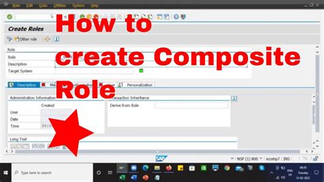 How To Create Composite Role In Sap Security ECC 14 YouTube