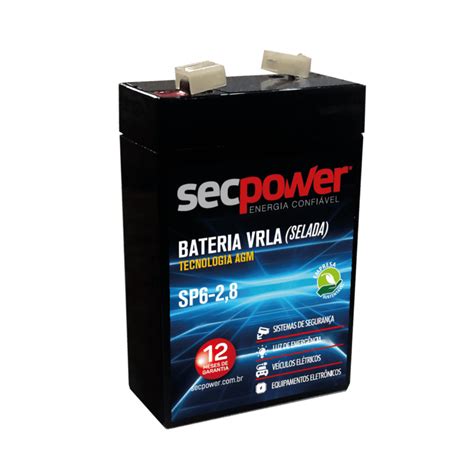Bateria Chumbo Cido Vrla Agm Sec Power Sp Sec Power