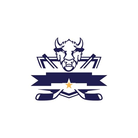 36 Bison Hockey Logo Images Stock Photos 3D Objects Vectors