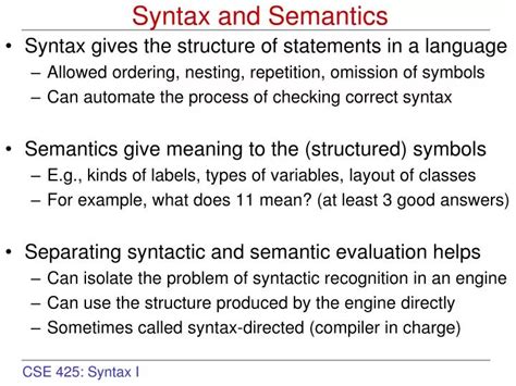 ppt syntax and semantics powerpoint presentation free download id 3916246
