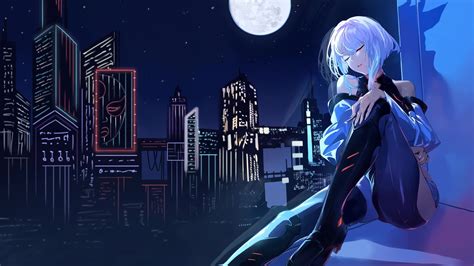 Cute Lucyna Kushinada Cyberpunk Edgerunners Glowing Eyes K Quality