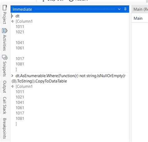 How To Remove Empty Rows By Using Linq Query Studio Uipath