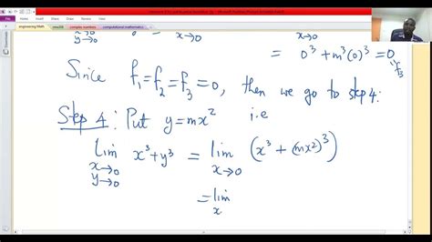 continuity of function of several variables example three youtube