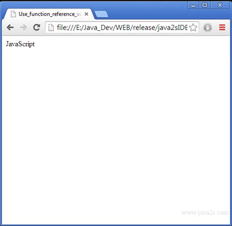 use function reference value passing in javascript