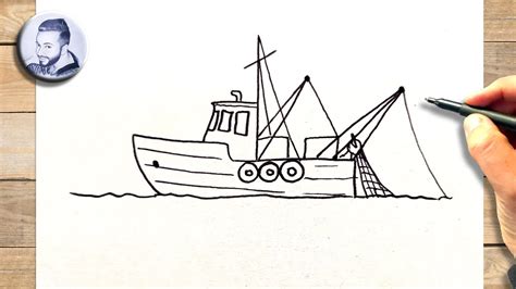 Comment dessiner un bateau de pêche YouTube