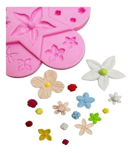 Molde Silicona Detalle Barroco Flor Flores Artofit