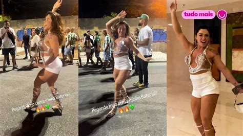 V Deo Fab Ola De Andrade Samba Muito Em Ensaio Da Mocidade No Rio Tv