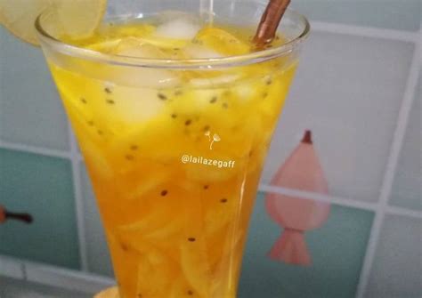 Resep Es Jeruk Kelapa Muda Oleh Lailazegaff Cookpad