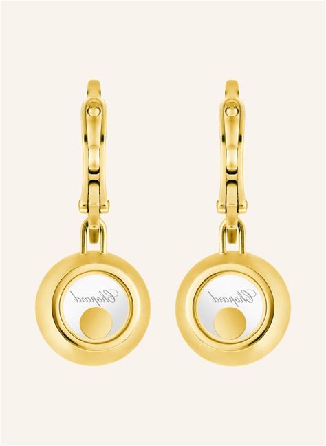 Chopard Ohrring HAPPY DIAMONDS ICONS Ohrringe Aus 18 Karat Gelbgold Und