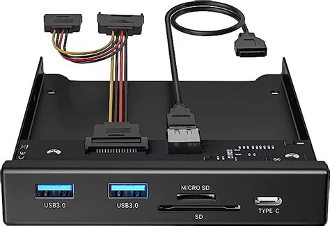 Panel przedni USB 3 0 3 25 cala BYEASY SuperSpeed 5 portów panel