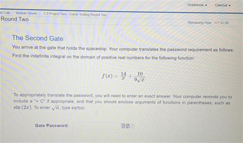 Solved You Arrive At The Gate That Holds The Spaceship Your Chegg