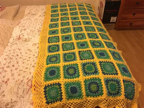 Blanket Crochet Bed Covers Ganchillo Blankets Cover Crocheting