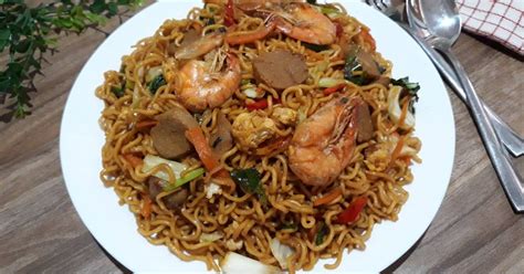 Resep MIE GORENG Pedas Manis Dgn Bumbu Dasar Putih Oleh Bulbul Kitchen