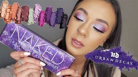 New Urban Decay Naked Ultraviolet Palette Review Youtube