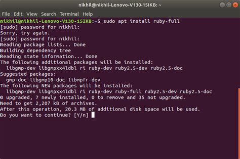 C Mo Instalar Ruby En Linux Acervo Lima