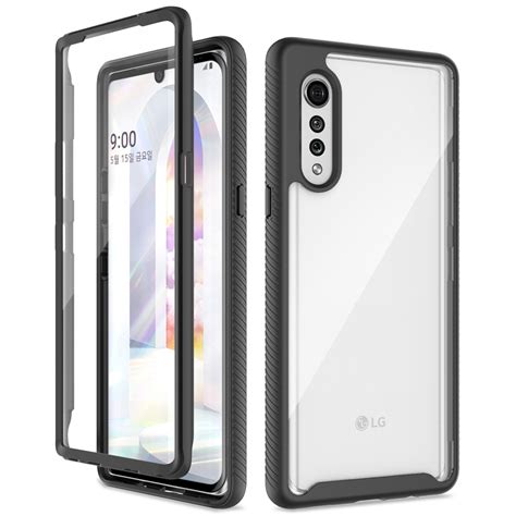 For LG Velvet 5G Case Full Body Rugged Clear Back Hybrid Shockproof
