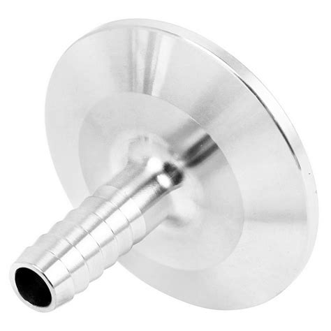 Ss Brewtech Stainless Steel 1 5 Tri Clover X 1 2 OD Barb Fitting